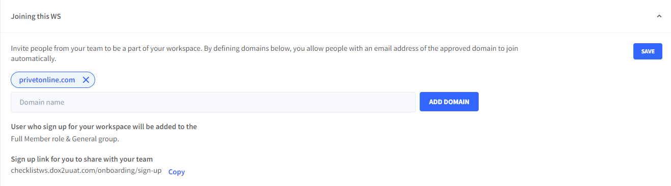 Guide: Workspace General Settings - dox2U Help Center