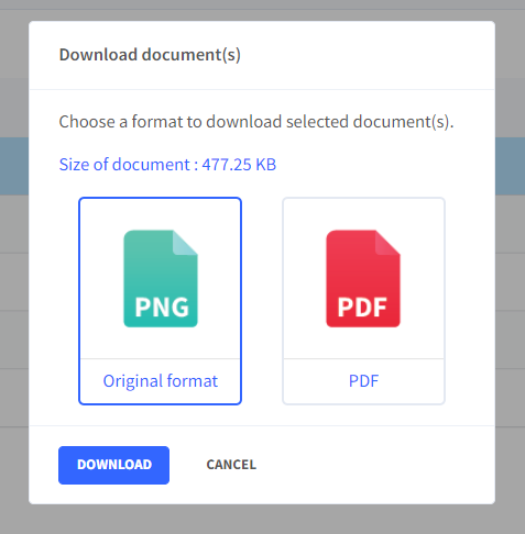 Download a Document - dox2U Help Center