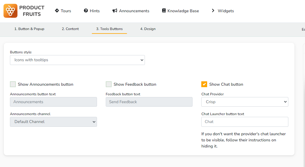 Crisp - Product Fruits Help Center