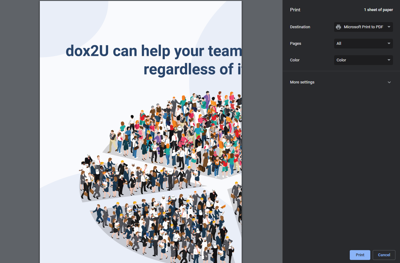 Print a Document - dox2U Help Center
